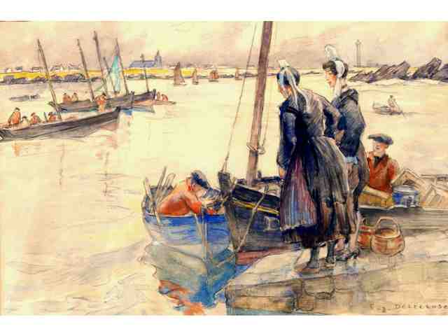 Delécluse, Eugène (1882-1972) | Saint-Guénolé par les champs et par les ...